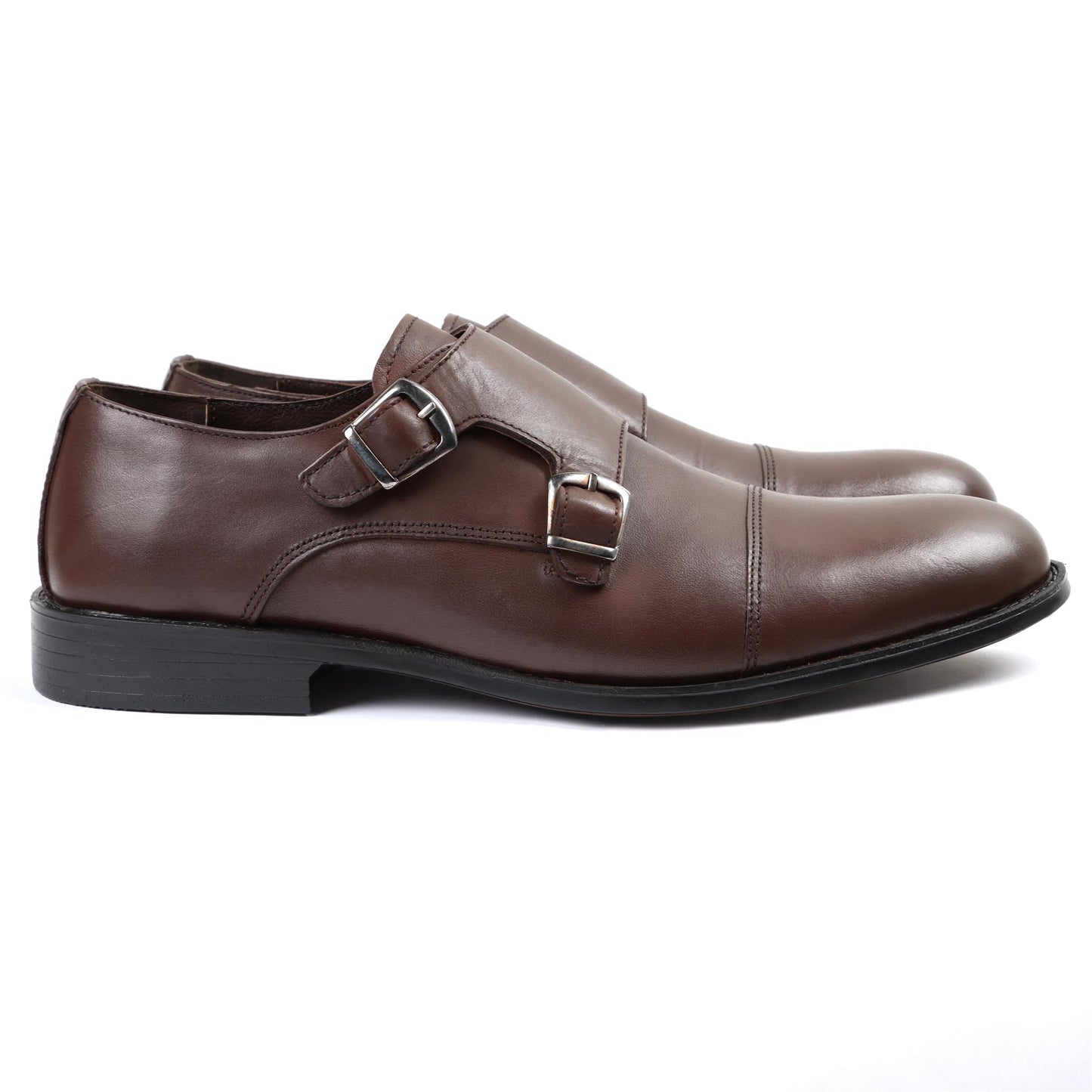 Shoes Classic Double Monk | Brown – Fidel Verta