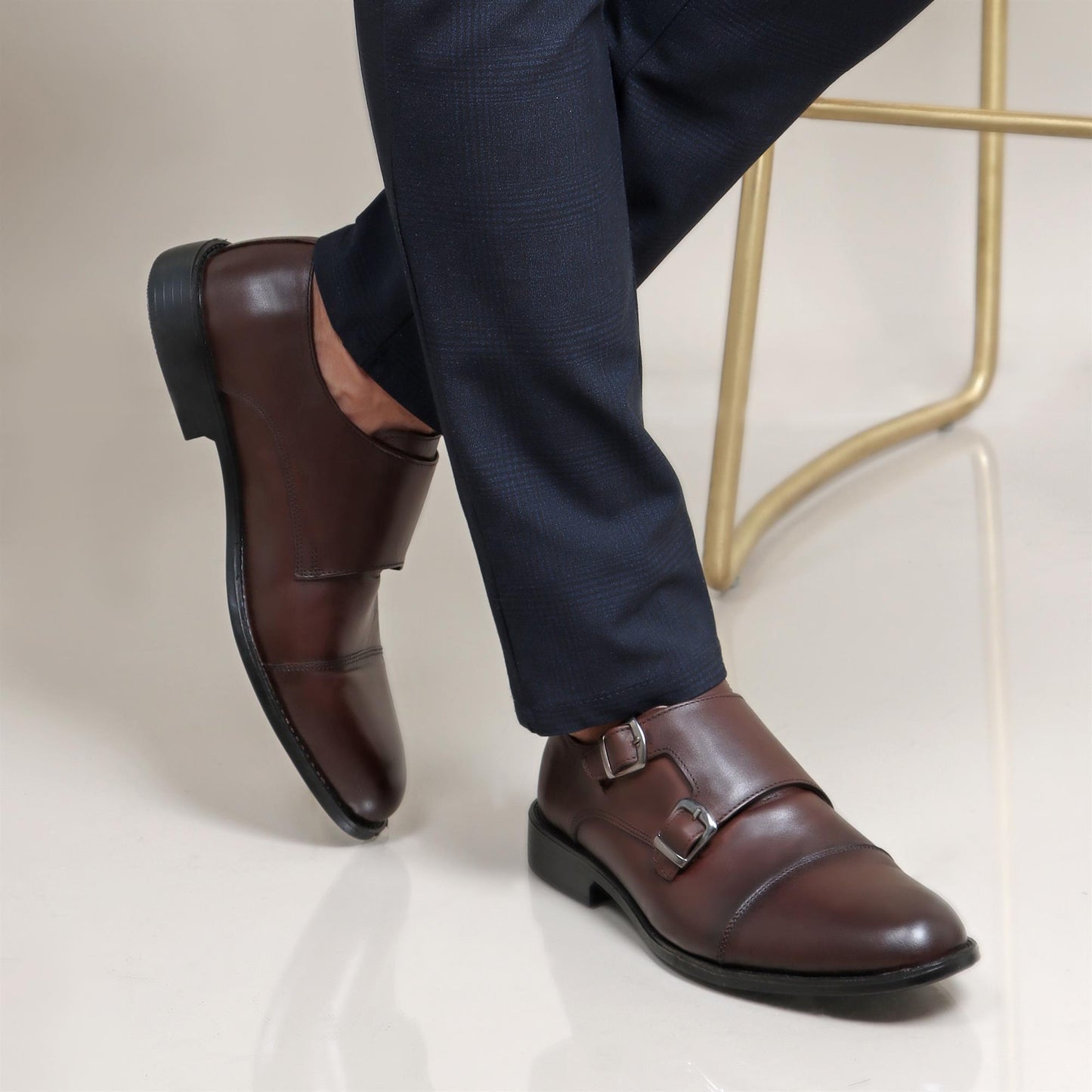 Shoes Classic Double Monk | Brown – Fidel Verta